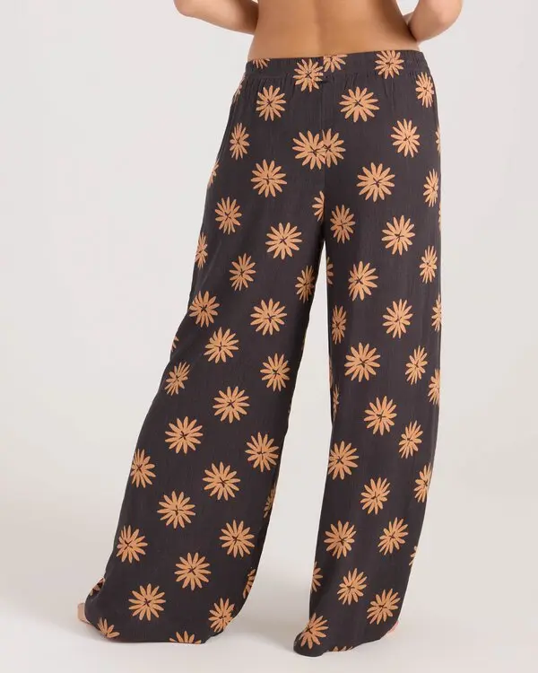 Volcom Floral Print Wide Leg Pants