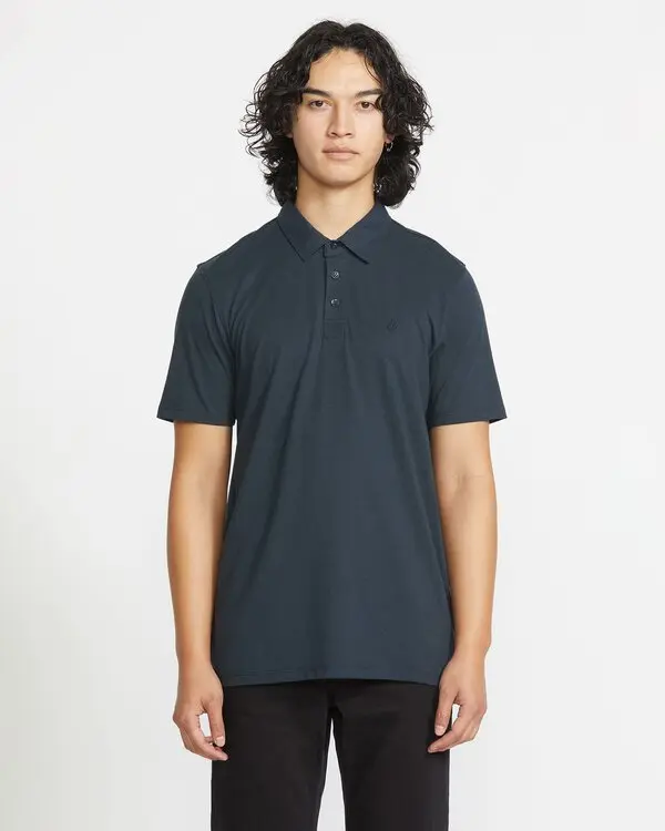 Volcom Wowzer Polo Short Sleeve Shirt - Navy