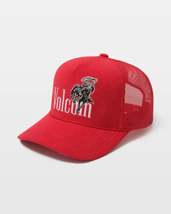 Volcom Cheat Death Trucker Hat - Red
