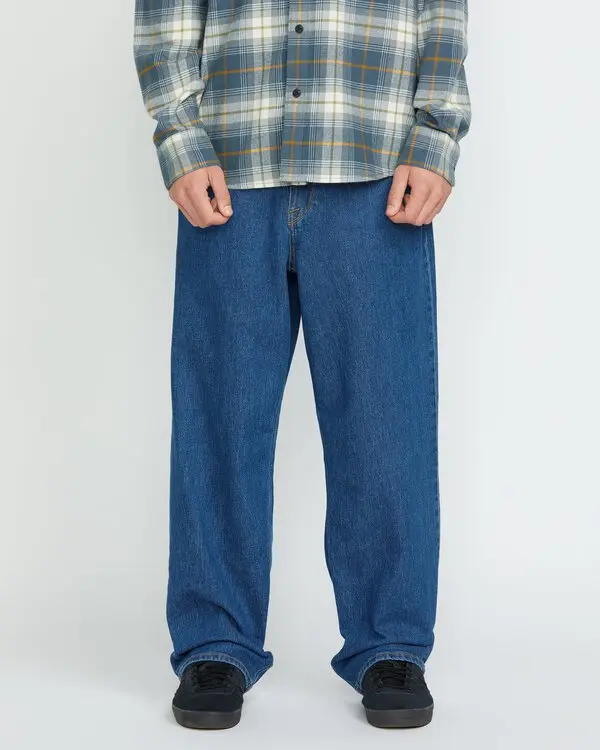 Volcom Billow Denim Pants - Bold Blue