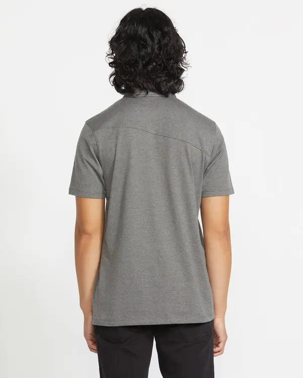 Volcom Wowzer Polo Short Sleeve Shirt - Stealth