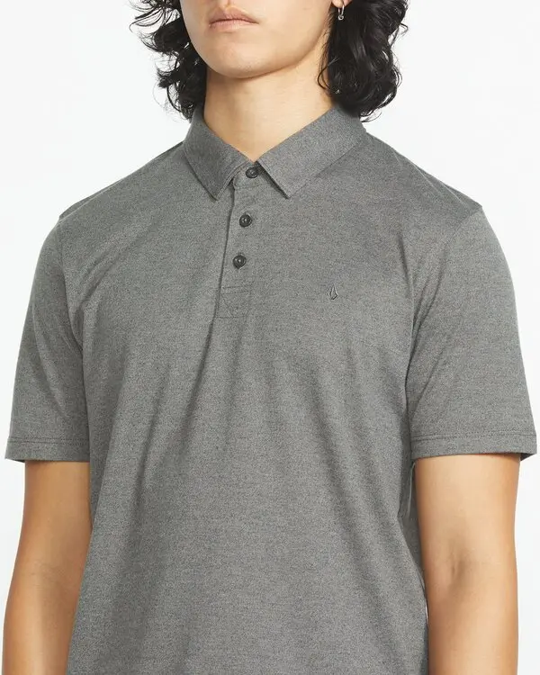 Volcom Wowzer Polo Short Sleeve Shirt - Stealth