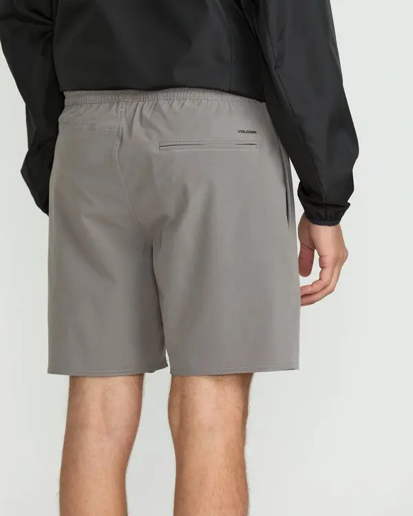 Volcom Elastic Waist Shorts - Pewter