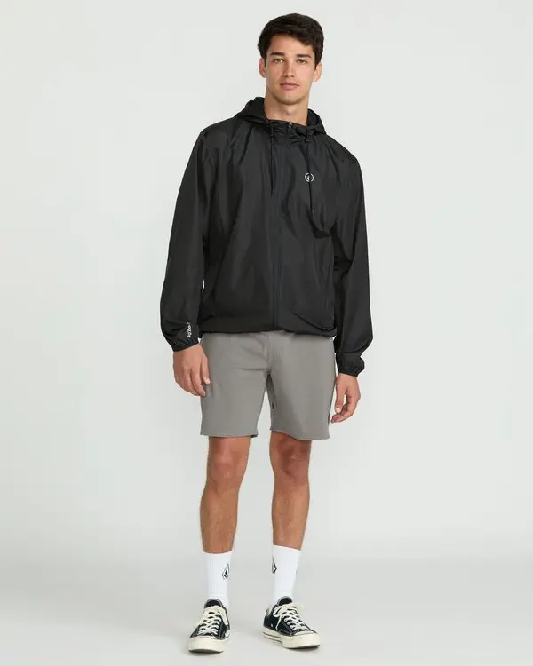 Volcom Elastic Waist Shorts - Pewter