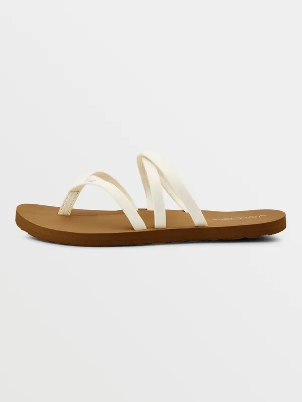 Volcom Easy Breezy Ii Sandals - White