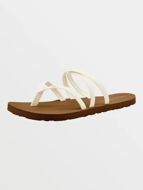 Volcom Easy Breezy Ii Sandals - White