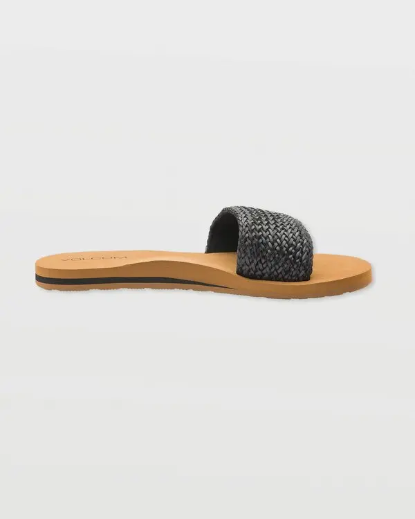 Volcom Braided Slides - Black
