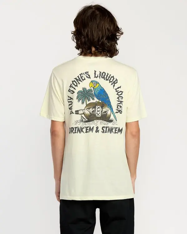 Volcom Rambln Short Sleeve Tee - Off White Heather
