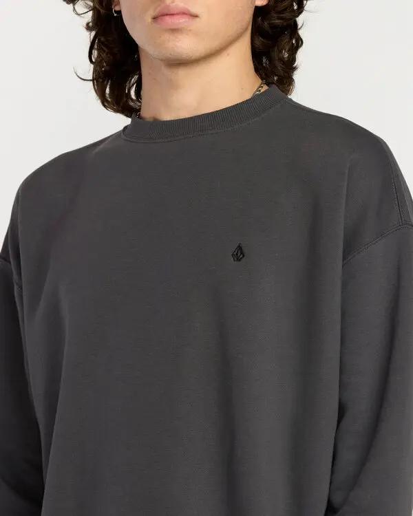 Volcom Single Stone Pw Crew - Asphalt Black