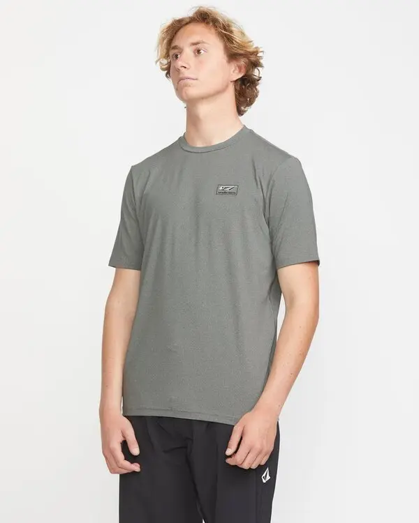 Volcom Modstone Loose Short Sleeve Thrashguard - Heather Grey
