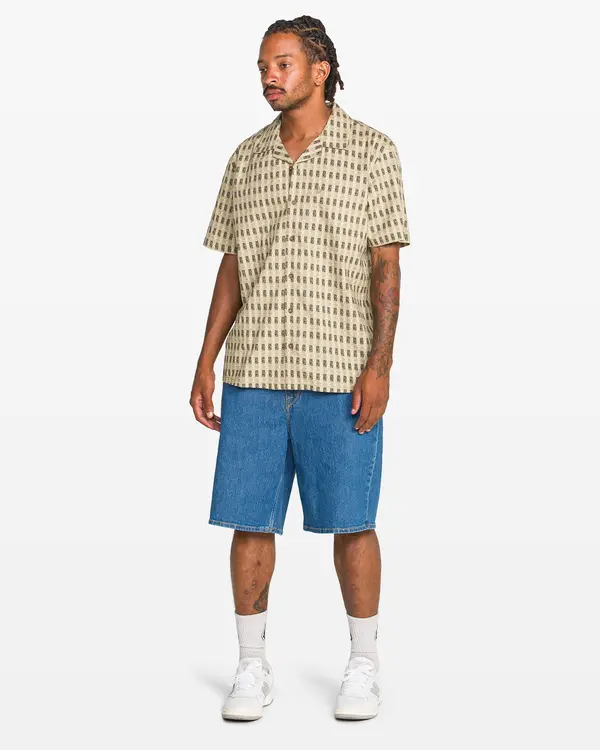 Volcom Billow Denim Shorts - Bold Blue