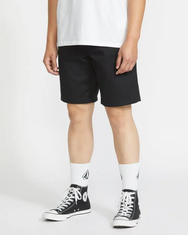 Volcom Elastic Waist 19" Shorts - Black