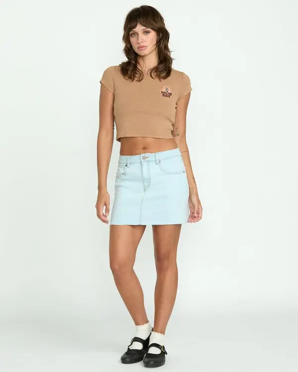 Volcom 1991 Mid Short Sleeve Tee - Hazelnut