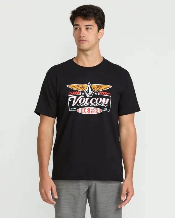 Volcom Revel Short Sleeve Tee - Black
