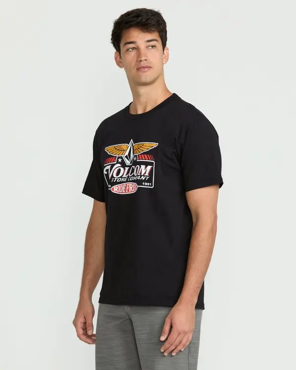 Volcom Revel Short Sleeve Tee - Black