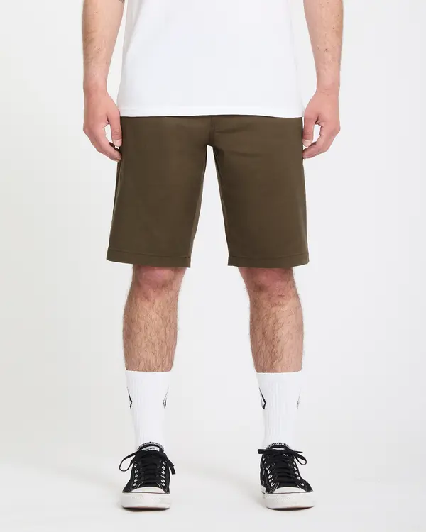 Volcom Modern Stretch 5-pocket Chino Shorts - Sage Leaf
