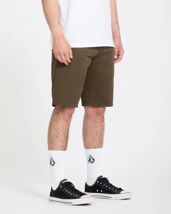 Volcom Modern Stretch 5-pocket Chino Shorts - Sage Leaf