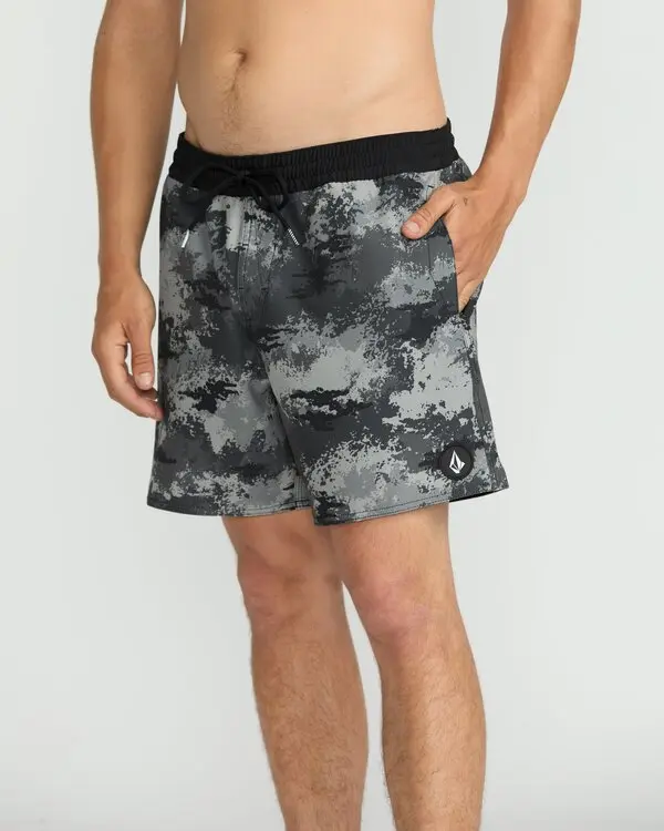 Volcom Print Trunks - Black