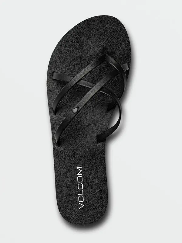 Volcom Strappy Sandals - Black Out