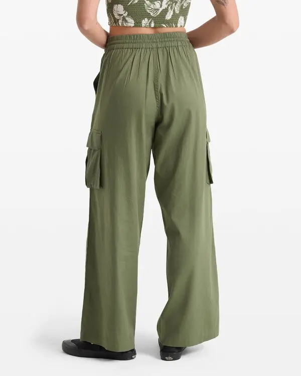 Volcom Lived In Beach Pants - Moss Stone