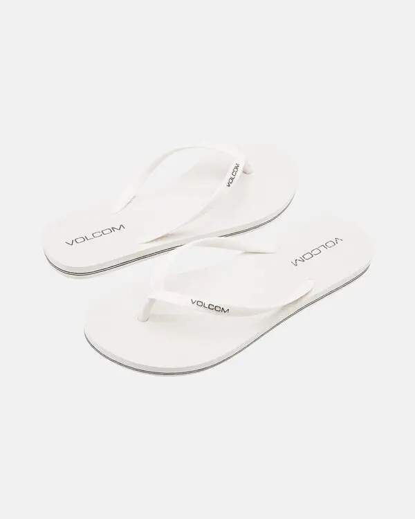 Volcom Flip Flops - White
