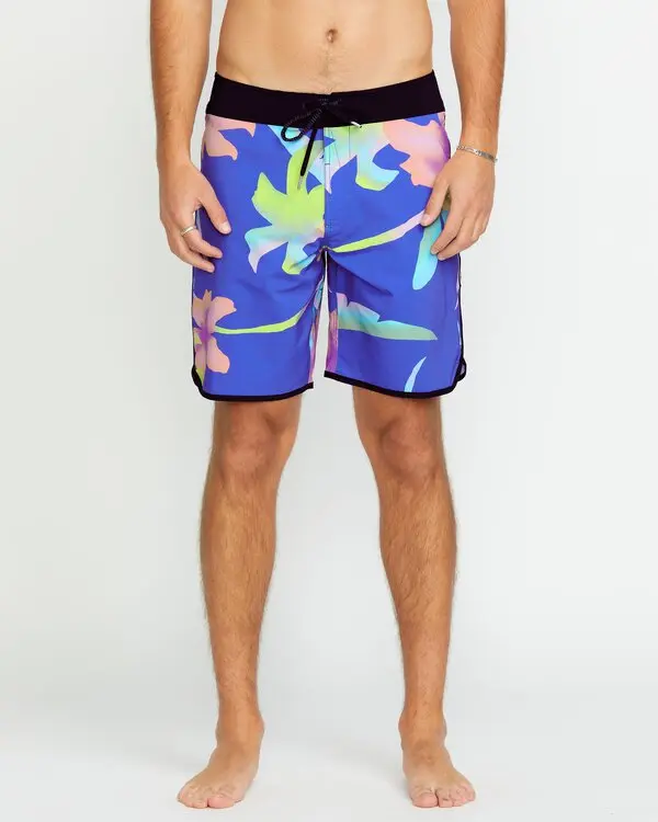 Volcom Infuse Scallop Mod Boardshorts - Ultramarine