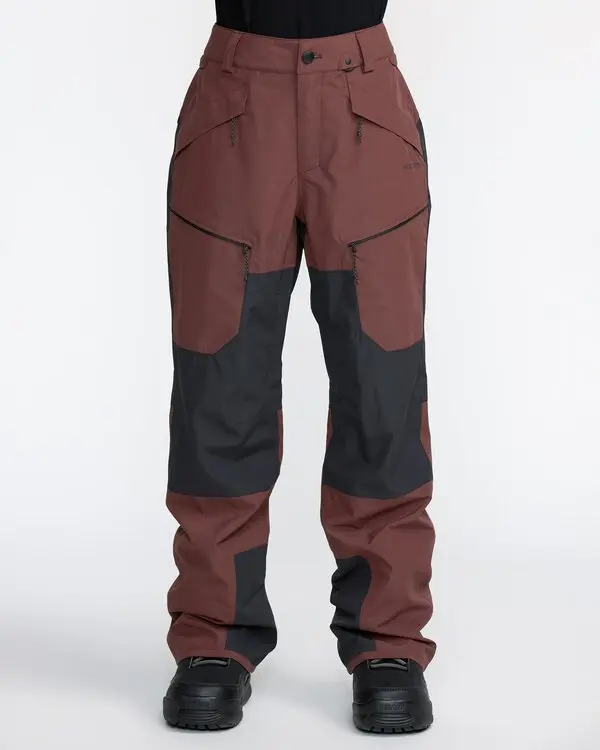 Volcom 20k Relaxed Fit Pant - Oxblood