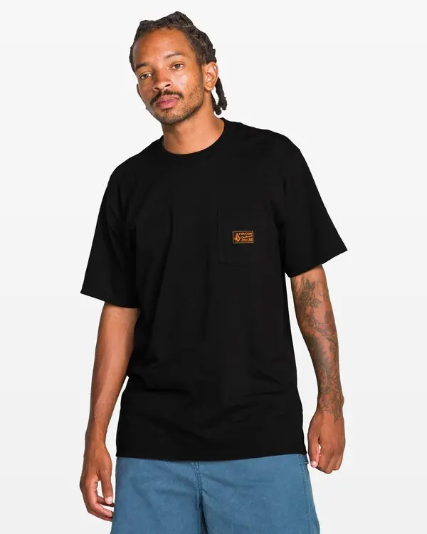 Volcom Workwear Certifico Short Sleeve Tee - Black