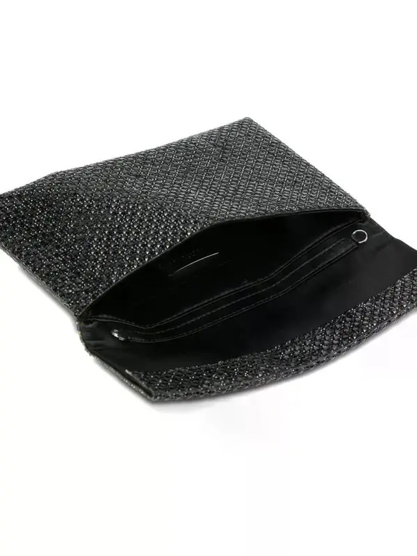 TWENTY FOURHAITCH Morna Woven Chain Clutch Bag