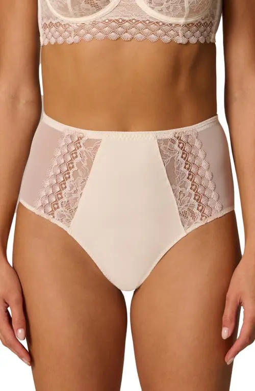 Simone Perele Radieuse High Waist Briefs - Ivory
