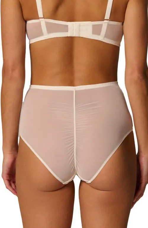 Simone Perele Radieuse High Waist Briefs - Ivory