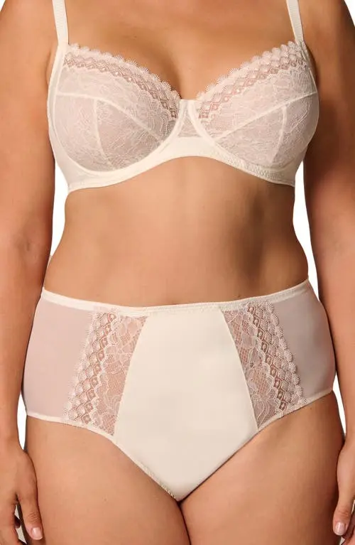Simone Perele Radieuse High Waist Briefs - Ivory