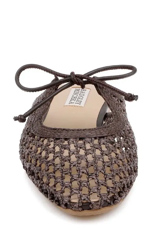 Badgley Mischka Xailee Woven Mule - Brown