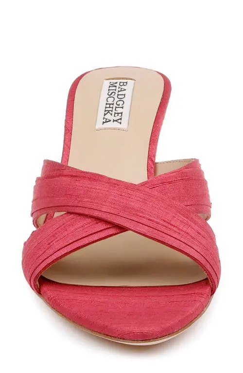 Badgley Mischka Xania Sandal - Dark Cherry