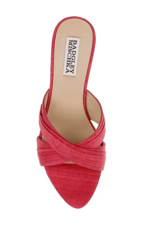 Badgley Mischka Xania Sandal - Dark Cherry