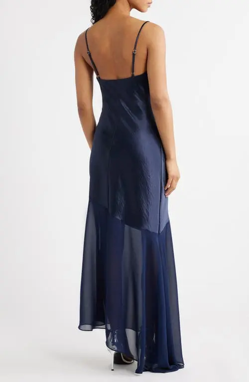 Lulus Lainey Cowl Neck Midi Dress