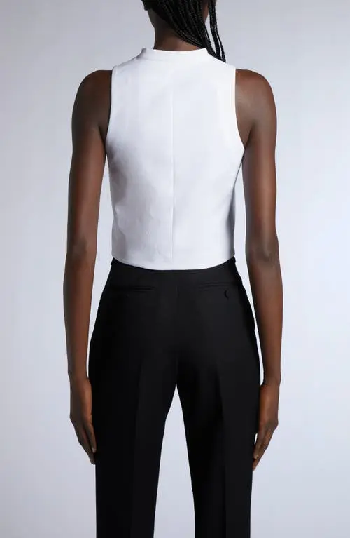 TOM FORD Cotton Piqué Fitted Vest - White