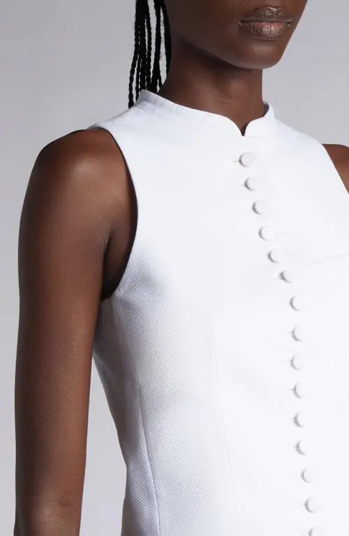 TOM FORD Cotton Piqué Fitted Vest - White