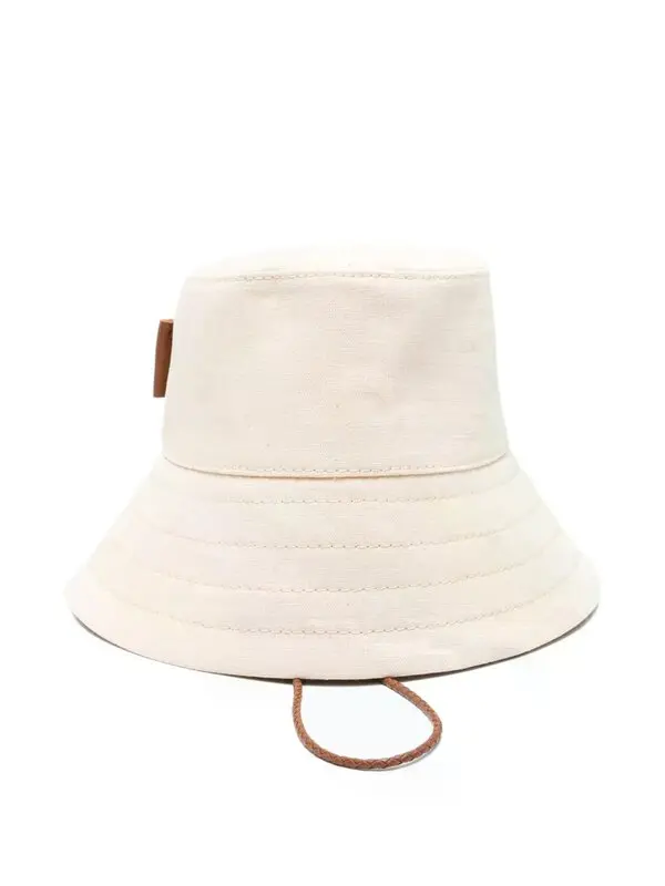 Ruslan Baginskiy Topstitched Brim Hat - Neutrals