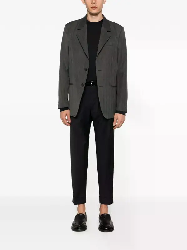 BERWICH Chiaia Pleated Cuffed Trousers - Blue