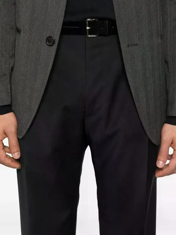 BERWICH Chiaia Pleated Cuffed Trousers - Blue