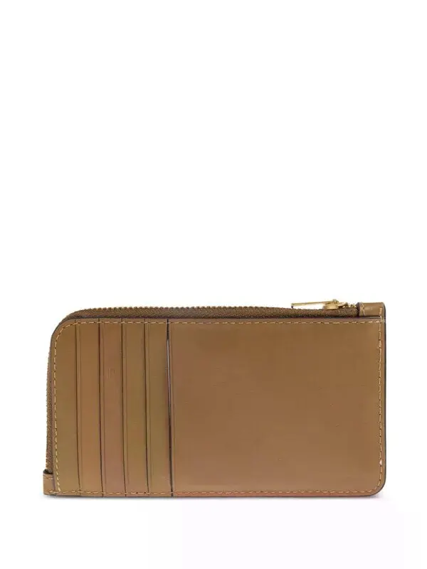 COACH Zipped Leather Cardholder - Neutrals