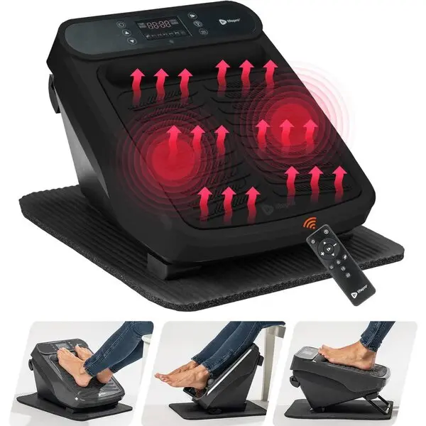 LIFEPRO Vibracare Foot Massager For Neuropathy - Pro With Heat