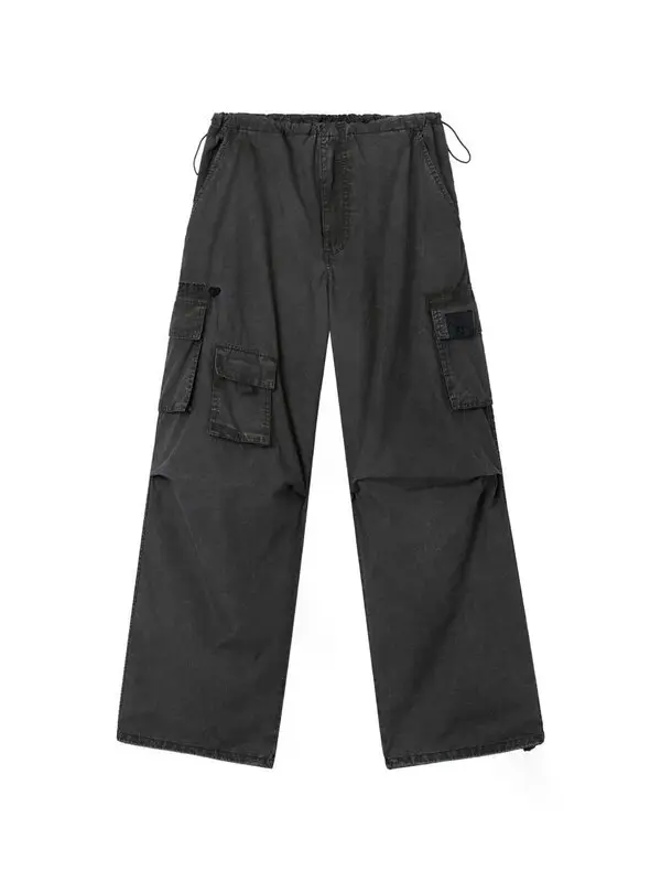 Izzue Cargo-pocket Trousers - Black
