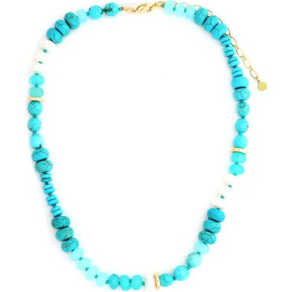 PANACEA Stone Strand Necklace - Turquoise