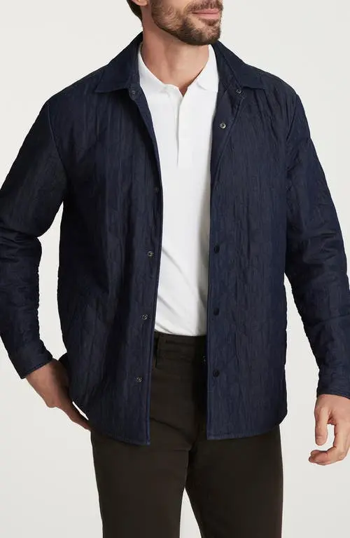 34 Heritage Quilted Denim Overshirt