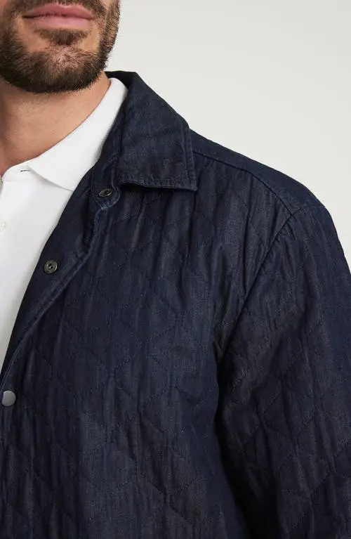 34 Heritage Quilted Denim Overshirt
