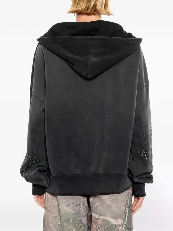 SATOSHI NAKAMOTO Embellished Hoodie
