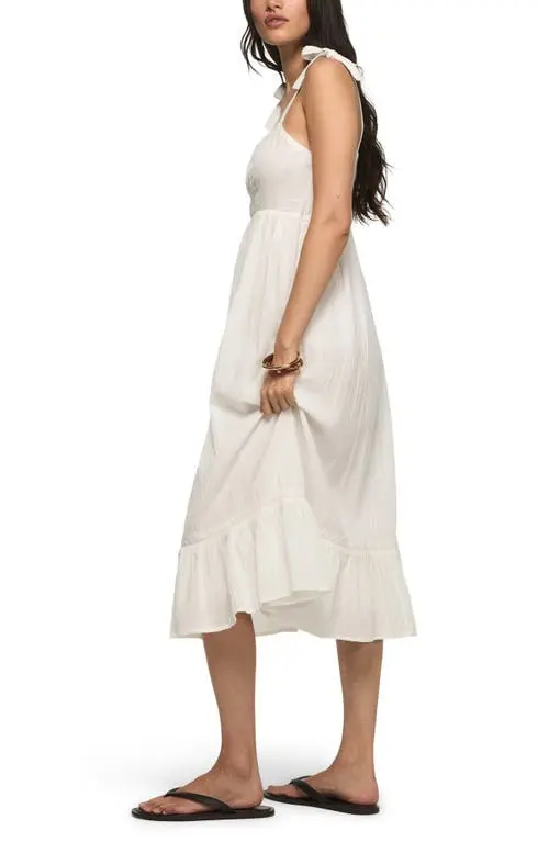 Lucky Brand Tie Strap Sleeveless Midi Dress