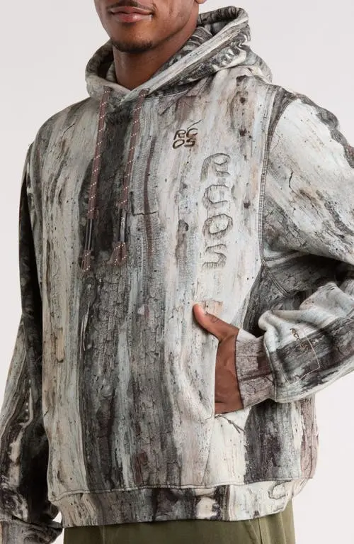 RC OUTDOOR SUPPLY Treebark Camo Stack Logo Hoodie